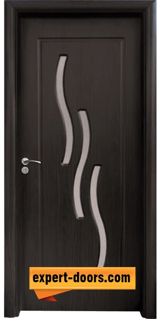 Интериорна врата модел 014, цвят Орех - Врати Експерт